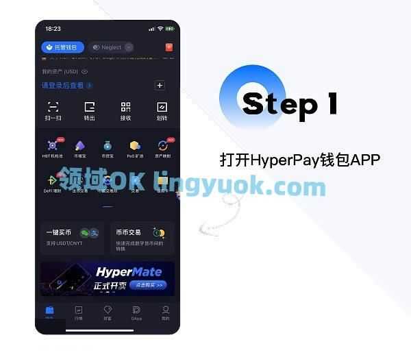 Hyperpay钱包怎么使用?hyperpay钱包使用教程 | 领域OK