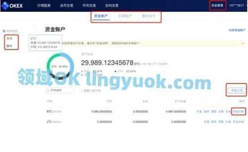 okex资金账户是什么意思？资金账户和交易账户的区别 | 领域OK