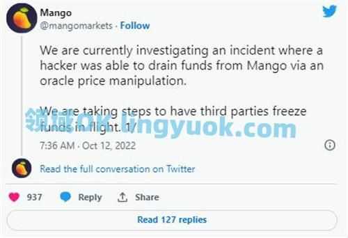流动性低如何导致Mango Markets 亏损超过1.16亿美元 | 领域OK